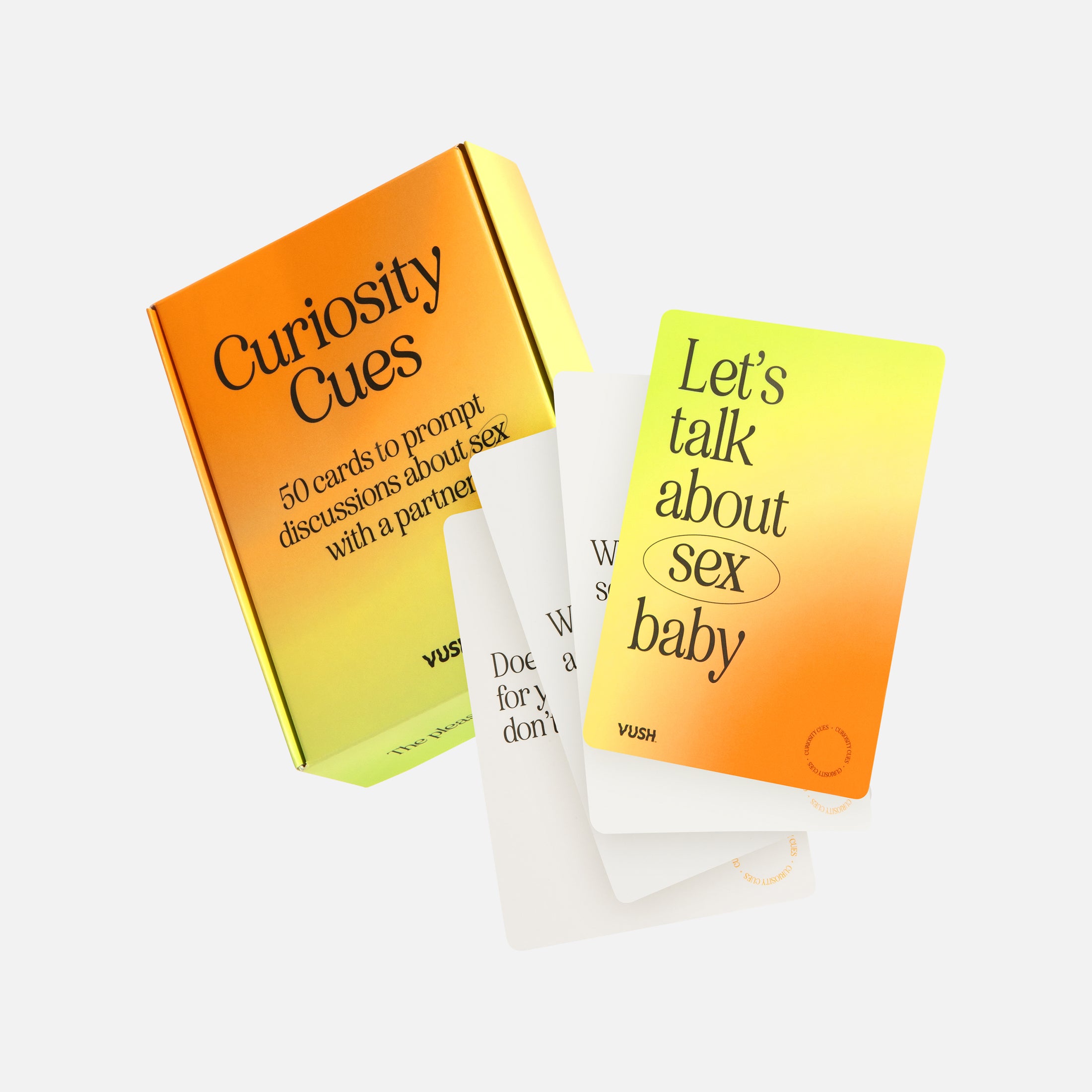 Curiosity Cues - 50 Couples Prompts for connection and intimacy – Vush Stimulation